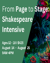 Magnus Theatre Company | Description - From Page to Stage: Shakespeare ...